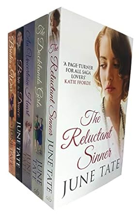 June Tate Collection 5 Books Set (The Reluctant Sinner, Docklands Girls ...
