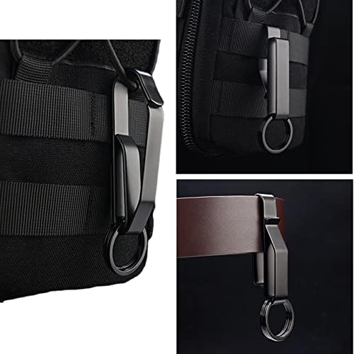 Amazon.com: 2 Pack Tactical Stealth Duty Belt Key Holder,Key Ring ...