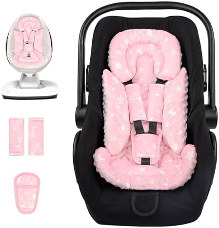 Amazon.com: Man Fai Sky Car Seat Head Support Baby, Soft Infant CarSeat ...