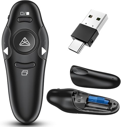 Portronics SlideMate 2 Wireless Presenter Remote with Rechargeable ...