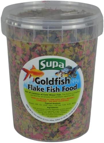 Supa Goldfish Flake Fish Food 1 Litre | Complete Diet For All Varieties ...