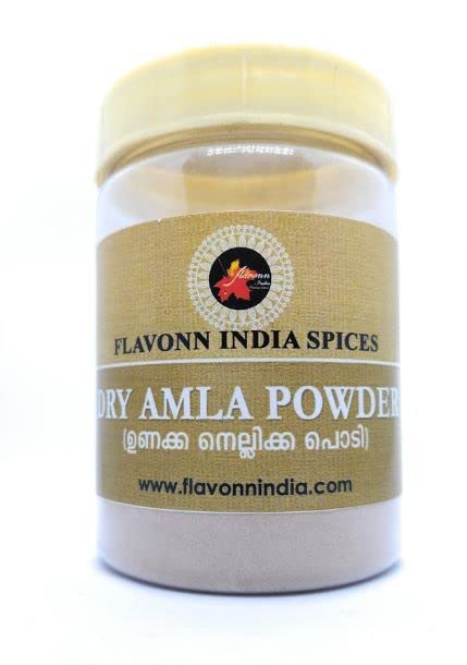 Flavonn Dry amla Powder|Indian Gooseberry Powder- 100gm - Pure and ...