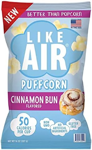 Amazon.com: Like Air Puffcorn (Classic) | 2 4oz Bags | 50 Calories Per ...