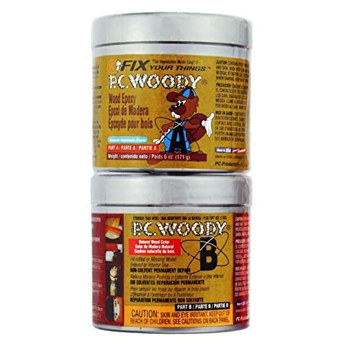 PC Products 833338 PC-Woody Two-Part Wood Repair Epoxy Paste : Amazon ...