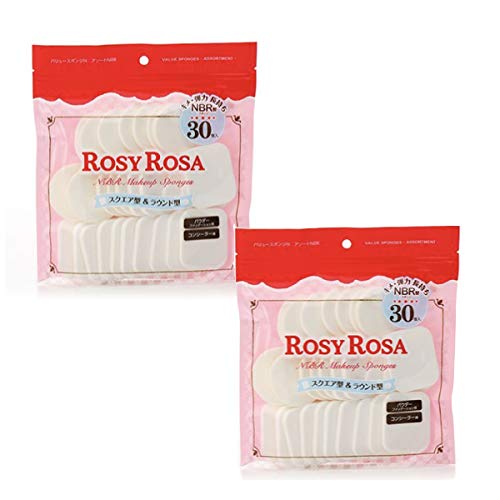 Amazon.com : Rosy Rosa Value sponge N Assorted NBR 30P / 2 packs ...
