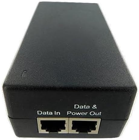 CARECASE® PoE Injector 48VDC @ 0.5A Gigabit Passive Up to 100 Meters ...