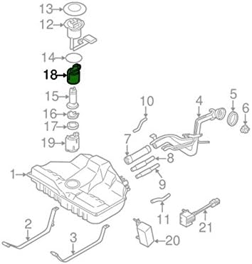 Amazon.com: Nissan 16400-2Y922, Fuel Filter : Automotive