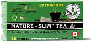 NATURE SLIM TEA Extra forte - boite de 30 infusettes : Amazon.fr: Epicerie