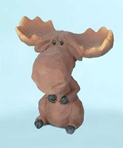 Amazon.com: 4" Height Brown Moose Bobblehead : Home & Kitchen