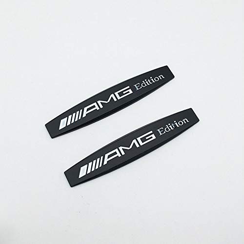 Buy Auteal Metal AMG Edition LOGO Car Emblem Side Fender Badge Auto ...