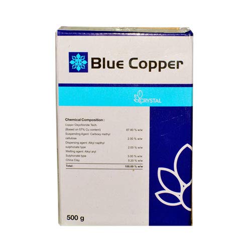 Crystal Blue Copper, Copper Oxychloride 500 GMS (1) : Amazon.in: Home ...