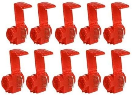 New JD Car Accessories,10 Pcs Pack of Red Scotch Lock Crimp Terminals ...