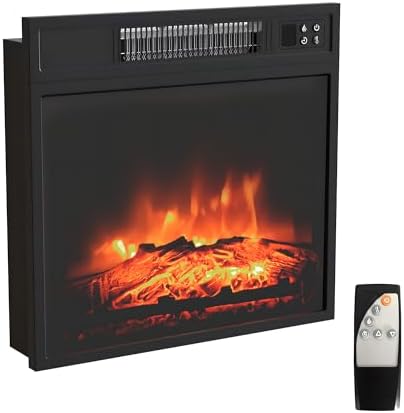 Amazon.com: ARLIME 18” Electric Fireplace Insert, Small Recessed ...