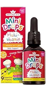 Natures Aid Mini Drops Iron for Kids 50ml – Supports Cognitive ...