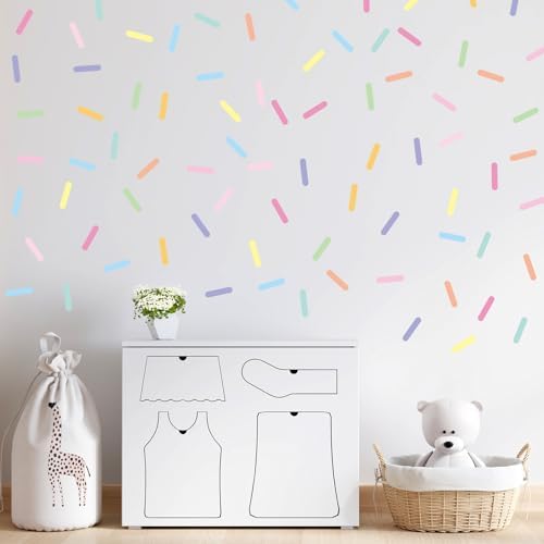 Amazon.com: 424Pcs Polka Dot Wall Decals Watercolor Round Circle Wall ...
