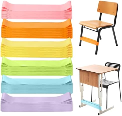 Amazon.com: Sratte 60 Pcs Chair Bands for Kids with Fidgety Feet Fidget ...