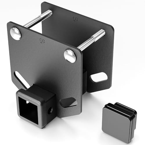 Amazon.com: Camper RV Bumper Hitch Receiver Adapter 2 inch Fits 4 x 4 ...