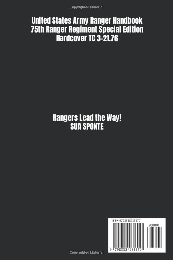 Snapklik.com : US Army Ranger Handbook: 75th Ranger Regiment Special ...