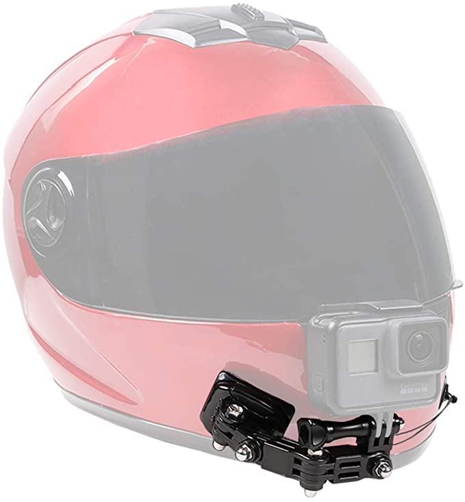 Adofys 4-Way Helmet Chin Mount with 3M Curved & Flat Adhesive,J Hook ...
