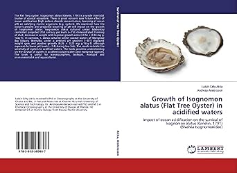 Buy Growth of Isognomon alatus (Flat Tree Oyster) in acidified waters ...