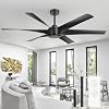Amazon.com: Breezary 65 inch Ceiling Fans without Lights Remote Control ...