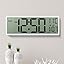 Maxstar 15'' Large Digital Wall Clock,Big LCD Screen Display with Jumbo ...