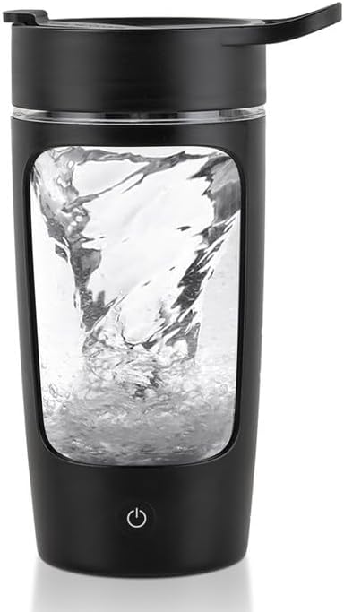 EQURA Elektrische Shaker-Flasche, 650 ml Mixer-Flaschen, hergestellt aus Tritan – BPA-frei ...