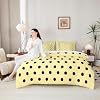 Amazon.com: Erosebridal Pale Yellow Black Polka Dot King 7-Piece ...