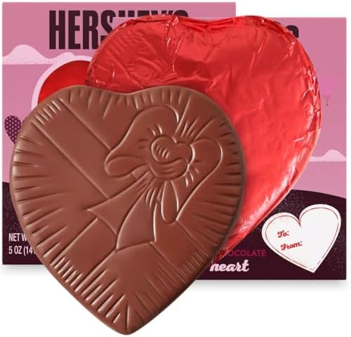 Amazon.com : Milk Chocolate Heart, Mother's Day chocolate box 5oz Each ...