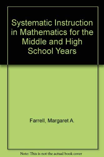 Amazon.com: Systematic Instruction in Mathematics for the Middle and ...