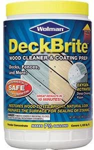 Amazon.com: Wolman 16003 3Lb Deckbrite Wood Cleaner & Coating Prep ...