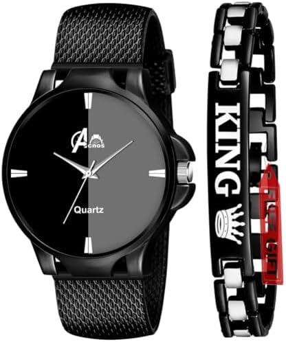 Relish Mens Boys Denim Slim Analog Display Quartz Watch for Brothers ...