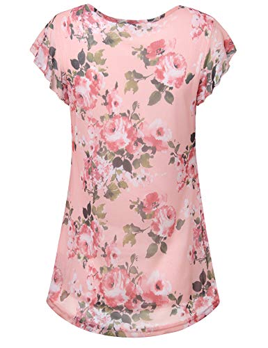 Furnex Floral Blouse for Women,Women Shirts and Blouses Layered Flowy ...