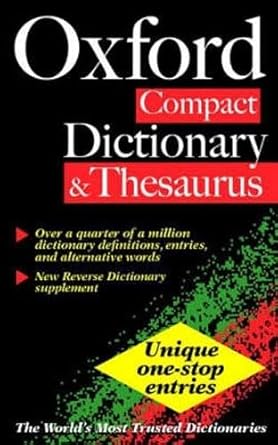 Thesaurus: Oxford Compact Dictionary & Thesaurus: Varios Autores ...