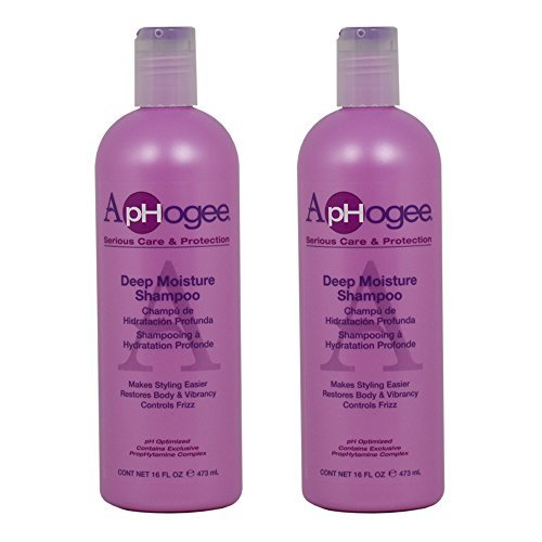 Amazon.com : ApHogee Deep Moisture Shampoo 16oz (Pack of 2) : Beauty ...