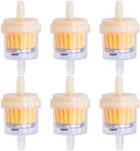 Amazon.com: MEAJOO 6PCS 1/4" 6mm-7mm Gas Inline Fuel Filter, with ...