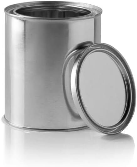 Amazon.com: 12 Pack Empty Paint Cans with Lids (1/4Pint Size),1/2 Cup ...