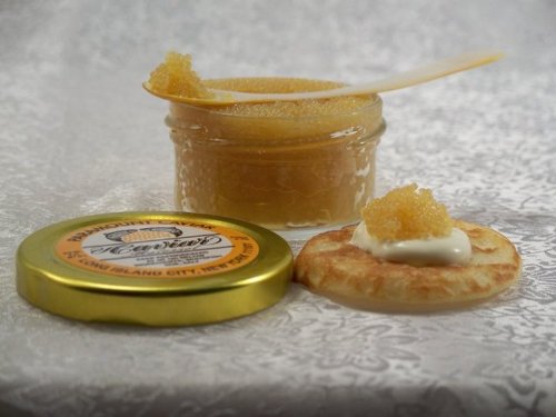 Amazon.com: American Golden Whitefish Caviar (4 Oz) - Crisp Clean ...
