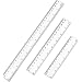 Confezione da 3 righelli in plastica, 15cm 20cm 30cm righello ...