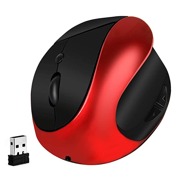 Amazon.in: Buy Microware Wireless Mouse 2.4G Ergonomics Vertical ...