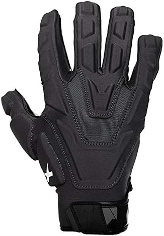 Amazon.com : Xenith Football Varsity Padded Lineman Gloves (Black, XL ...