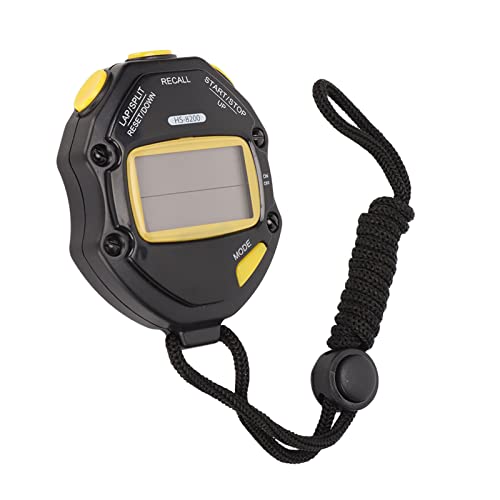 Electronic stopwatch, 2-line display, digital sports timer, 20 lap ...