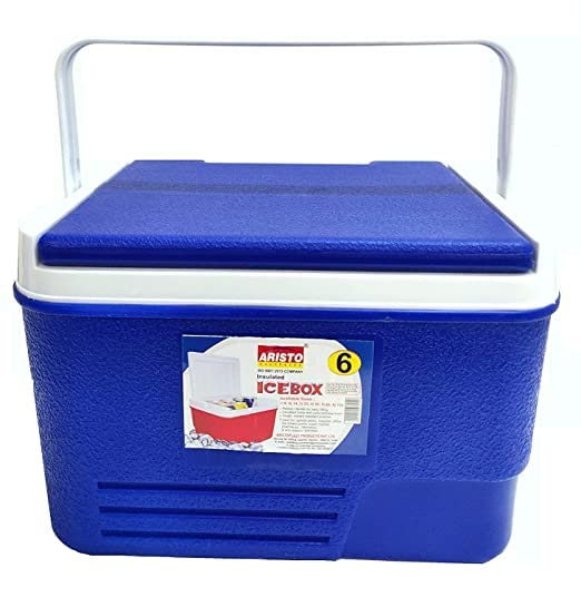 Mitrin Insulated Chiller Ice Box 6 LTR (Multi Color) Small Size for Ice ...
