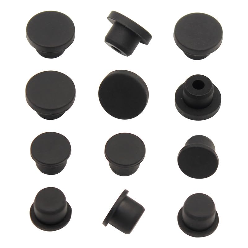 Snapklik.com : EASYEAH 2 Sizes 14.1/15 Mm T-Shaped Silicone Plugs 9/16 ...