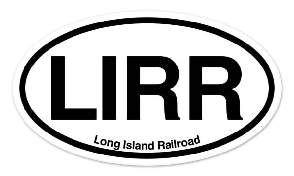 Amazon.com: LIRR Long Island Railroad Oval Vinyl Car Bumper Window ...