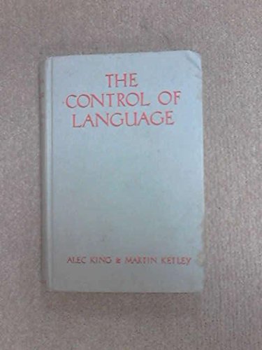 The Control of Language: A & Ketley King: Amazon.com: Books