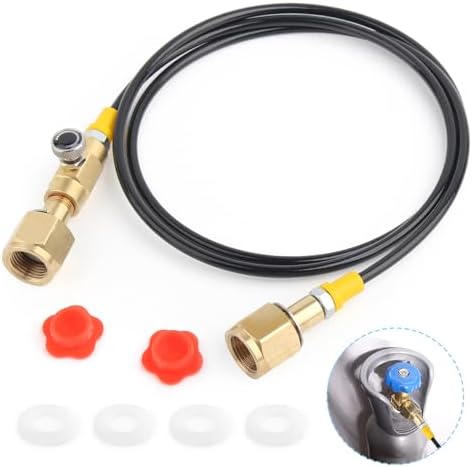 Amazon.com: CO2 Tank Refill Station Charging Adapter with 60 Inch Hose ...