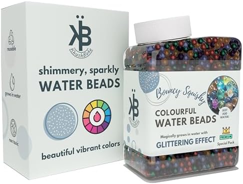 KhushBake Glittering Water Beads, Refreshingly Soft and Sparkly Water ...