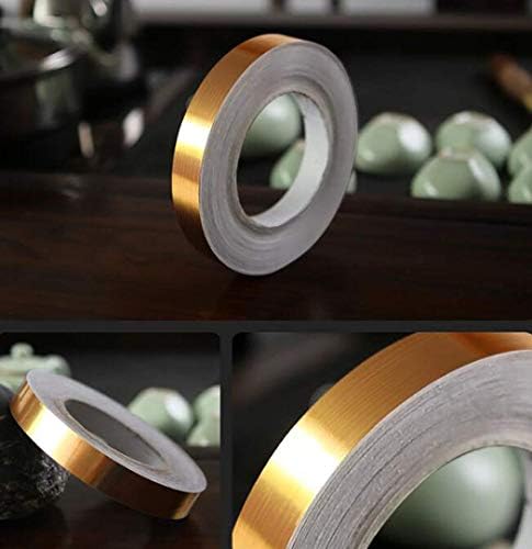 Plexaris Golden Strips for Wall, 50 Meters Golden Tape for Wall ...