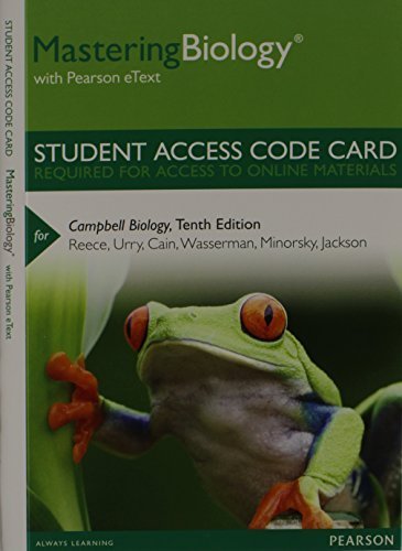 By Jane B. Reece - MasteringBiology with Pearson eText - Standalone ...